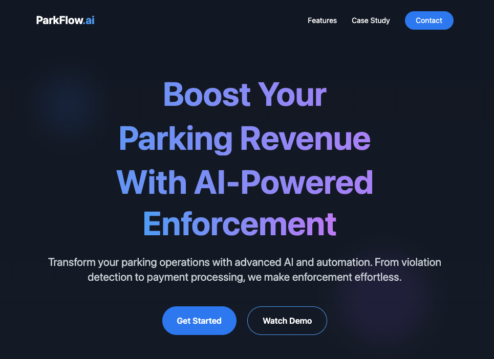 ParkFlow.ai | Boost Parking Revenue with AI